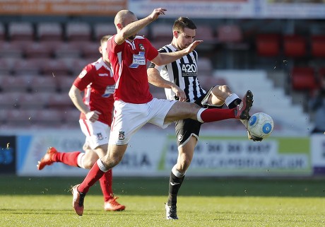 Torquay Uniteds Dan Sparkes Gets Above Editorial Stock Photo - Stock ...