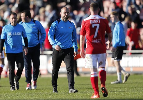 Torquay Uniteds Dan Sparkes Gets Above Editorial Stock Photo - Stock ...