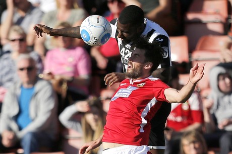 Torquay Uniteds Lathaniel Roweturner Gets Above Editorial Stock Photo ...