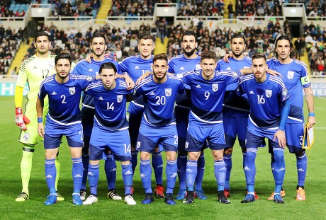 Players Cyprus Line Before Fifa World Editorial Stock Photo - Stock ...