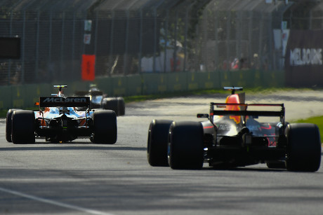 Mclaren Honda Redbull Racing Cars Round Editorial Stock Photo - Stock ...