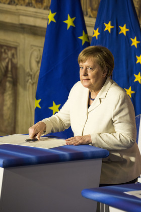 German Chancellor Angela Merkel Editorial Stock Photo - Stock Image ...