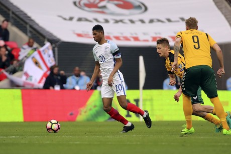 Marcus Rashford England Dribbling During Fifa Editorial Stock Photo ...