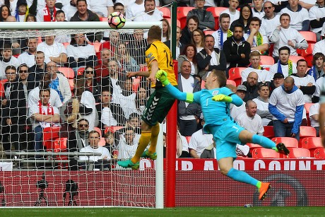 Vykintas Slivka Lithuania Beats Joe Hart Editorial Stock Photo - Stock ...