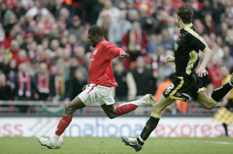 Kayode Odejayi Barnsley Misses Great Chance Editorial Stock Photo ...