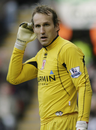 Middlesbrough Goalkeeper Mark Schwarzer Editorial Stock Photo - Stock ...