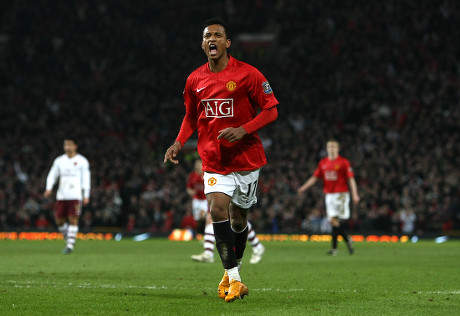 Nani Manchester United Celebrates After Scoring Editorial Stock Photo ...