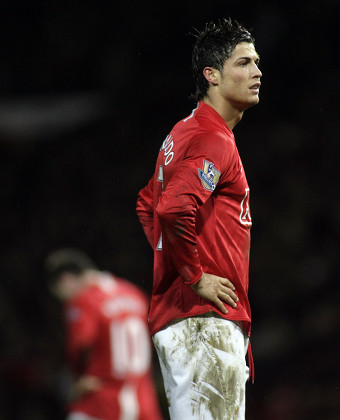 Cristiano Ronaldo Manchester United Teammate Wayne Editorial Stock ...