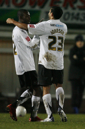 Simon Johnson Hereford United Celebrates Scoring Editorial Stock Photo ...