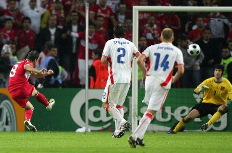 Nihat Kahveci Turkey Scores Winning Goal Editorial Stock Photo - Stock ...