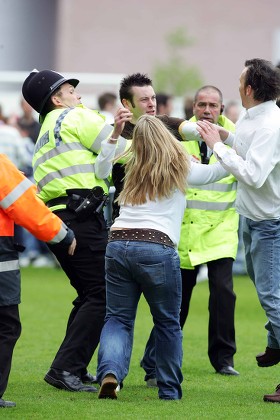 Fights Break Out On Pitch Between Editorial Stock Photo - Stock Image ...