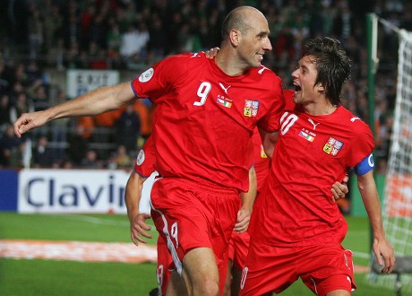 Jan Koller Czech Republic Celebrates Scoring Editorial Stock Photo ...