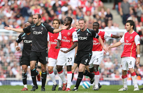 Angry Arsenal Players Pursue Gavin Mccann Editorial Stock Photo - Stock ...