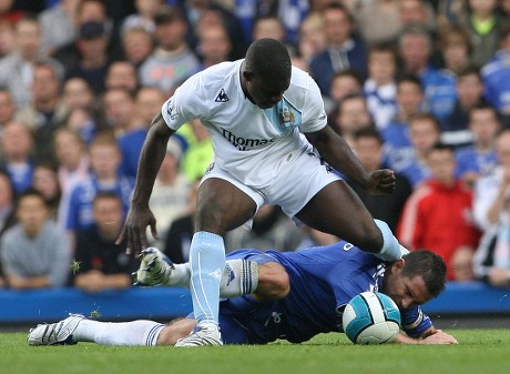 Frank Lampard Chelsea Micah Richards Manchester Editorial Stock Photo ...