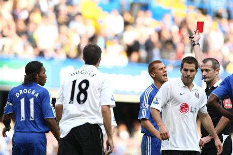 Didier Drogba Chelsea Far Left Sent Editorial Stock Photo - Stock Image ...