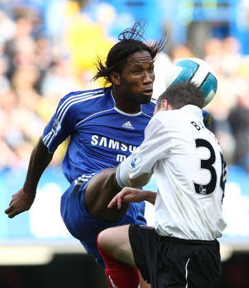 Didier Drogba Chelsea Receives Second Yellow Editorial Stock Photo ...