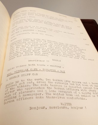 Steve Mcqueen Great Escape Script Editorial Stock Photo - Stock Image ...