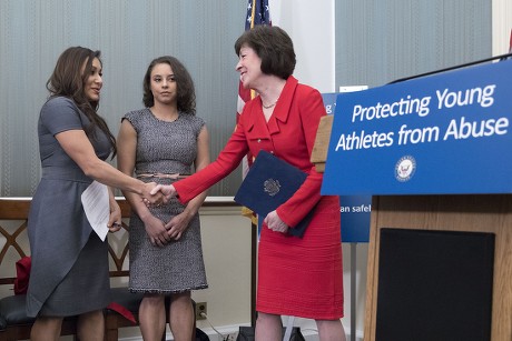 Susan Collins Jeanette Antolin Mattie Larson Editorial Stock Photo ...