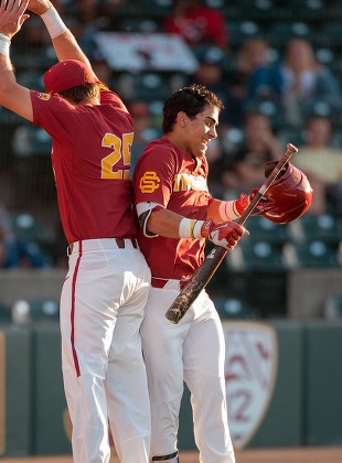 Los Angeles Ca Usc Baseball Team Editorial Stock Photo - Stock Image ...