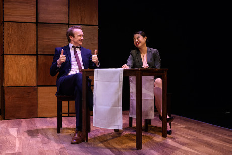 'Chinglish' play, Park Theatre, London, UK - 28 Mar 2017 Stock Pictures ...