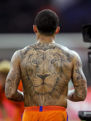 Memphis Depay Holland Shows His Lion Editorial Stock Photo - Stock ...
