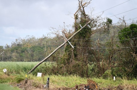 Damaged Power Lines Seen Near Proserpine Editorial Stock Photo - Stock ...