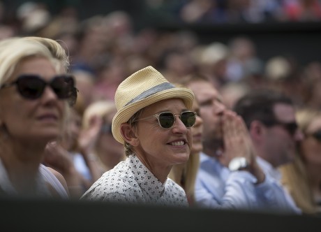 Tv Presenter Ellen Degeneres Crowd During Editorial Stock Photo - Stock ...