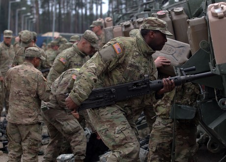 Us Soldiers North Atlantic Treaty Organization Editorial Stock Photo ...