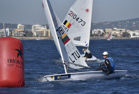 Lithuanian Viktorija Aandrulyte Competes Laser Radial Editorial Stock ...