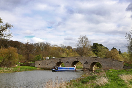 Long Boat Passed Through Milton Ferry Editorial Stock Photo - Stock ...