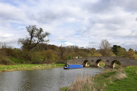 Long Boat Passed Through Milton Ferry Editorial Stock Photo - Stock ...