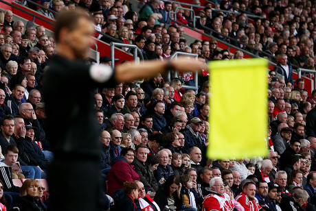 Fansa Watch On Linesman Flags Offside Editorial Stock Photo - Stock ...