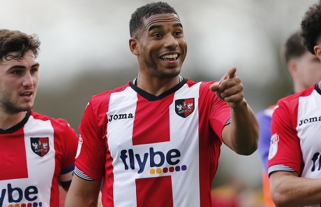 Exeter Citys Reuben Reid Celebrates Win Editorial Stock Photo - Stock ...