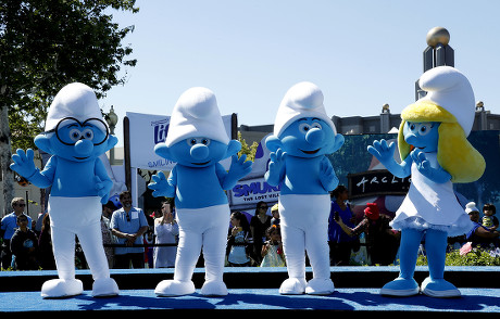 Smurfs Dance On Stage World Premiere Editorial Stock Photo - Stock ...
