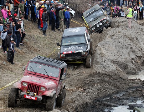Allterrain Vehicles Atv Drive On Course Editorial Stock Photo - Stock ...