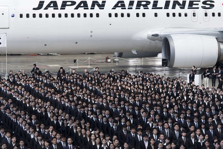 New Employees Japan Airlines Jal Stand Editorial Stock Photo - Stock ...