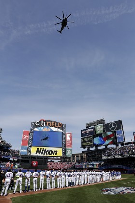Us Military Helicopter Flies Over Citifield Editorial Stock Photo ...