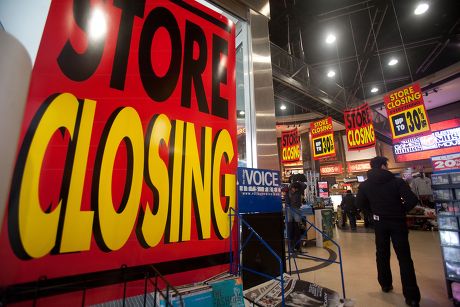 Virgin Megastore Closing Times Square Editorial Stock Photo - Stock ...