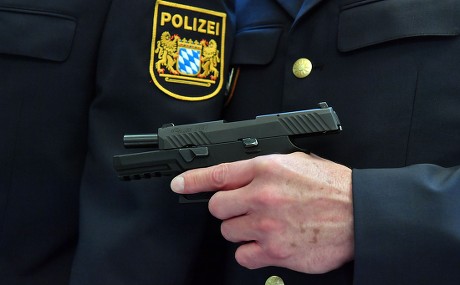 New Weapon for Bavarian Police, Munich, Germany - 05 Apr 2017 Stock ...