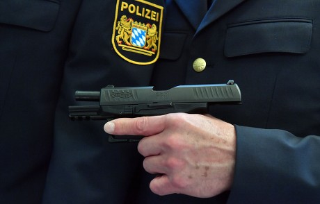 New Weapon for Bavarian Police, Munich, Germany - 05 Apr 2017 Stock ...