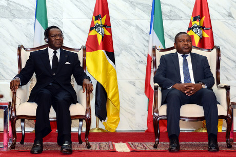 TEODORO OBIANG NGUEMA MBASOGO FILIPE NYUSI Editorial Stock Photo ...