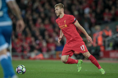 Ragnar Klavan Liverpool During Premier League Editorial Stock Photo ...