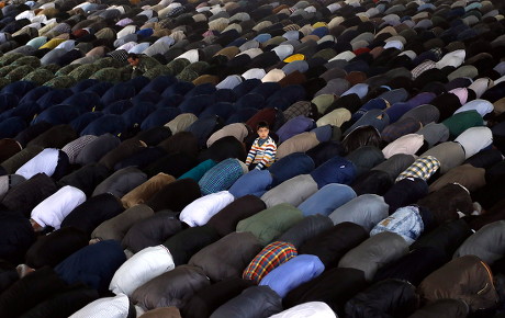 Iranians Pray During Friday Prayer Ceremony Editorial Stock Photo ...