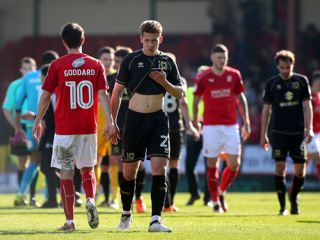 Charlie Brittain Mk Dons Heads Dressing Editorial Stock Photo - Stock ...