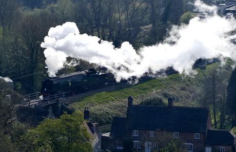Southern Class Manston Steam Train Gives Editorial Stock Photo - Stock ...