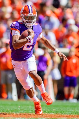 Clemson Qb Hunter Johnson 15 During Editorial Stock Photo - Stock Image ...