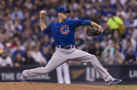 Chicago Cubs Starting Pitcher Kyle Hendricks Editorial Stock Photo ...