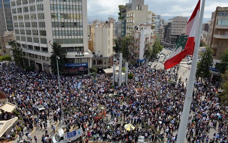General View Shows Lebanese Christians They Editorial Stock Photo ...
