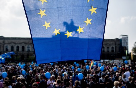 People During Proeuropean Union Rally Called Editorial Stock Photo ...