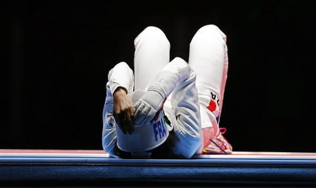 Lauren Rembi France Reacts During Her Editorial Stock Photo - Stock ...